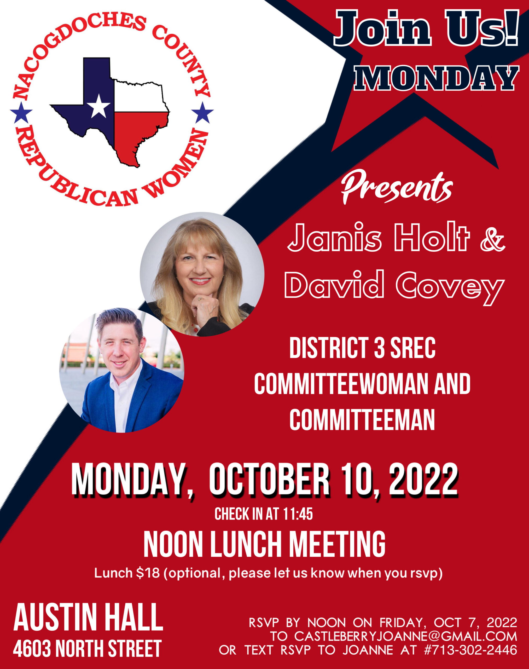 Nacogdoches County Republican Women October Meeting