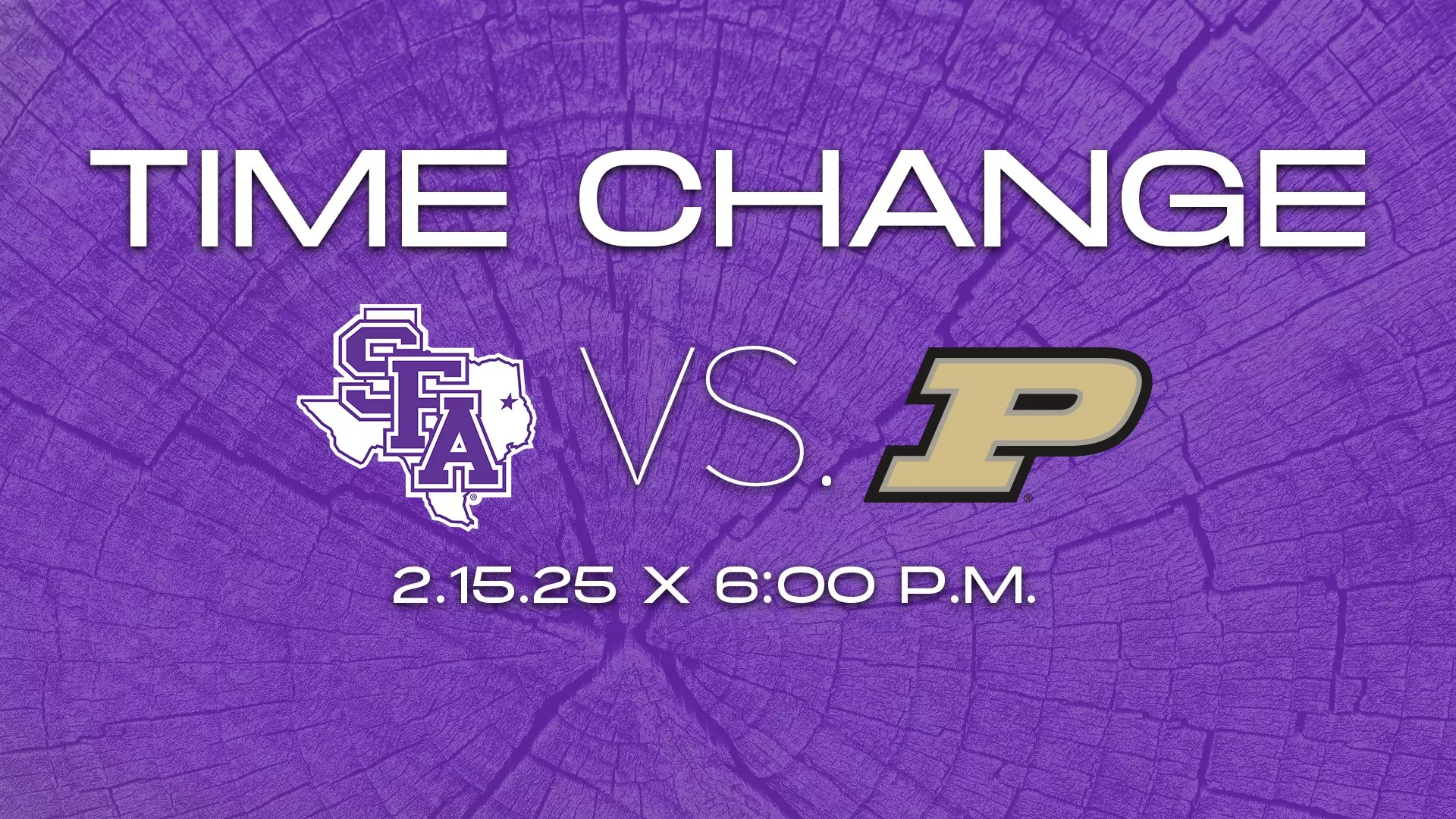 SFA Game Time Tomorrow vs Purdue Changed to 6 P.M. | NacNewsNow.com