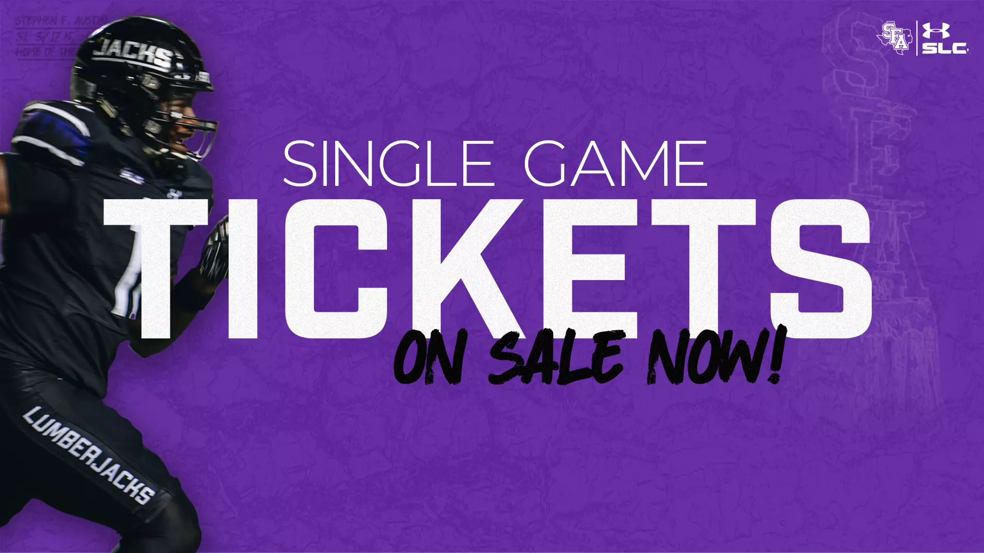 SFA FOOTBALL SINGLE GAME TICKETS ON SALE NOW